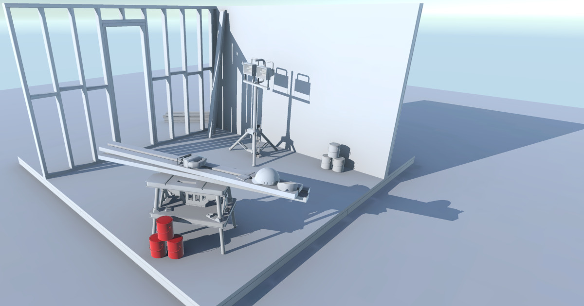 Unityエディターの影。