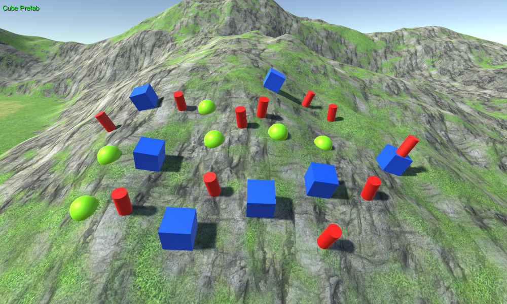 Unity 3D はマウスのクリックでオブジェクト プレハブを生成します