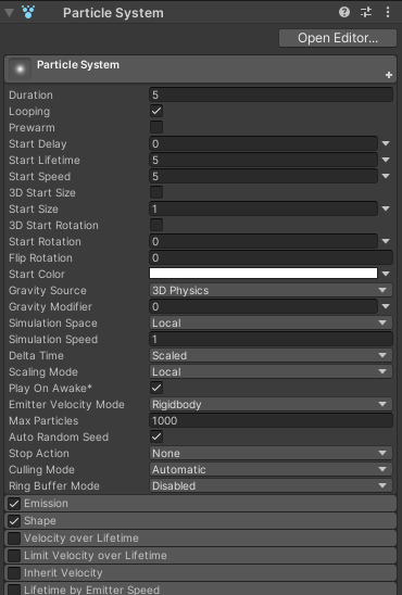 Unity でのパーティクル エフェクトの実装 Sharp Coder Blog 2992