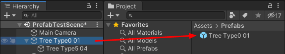 Unity 3D プレハブの変更を保存する (方法 2)