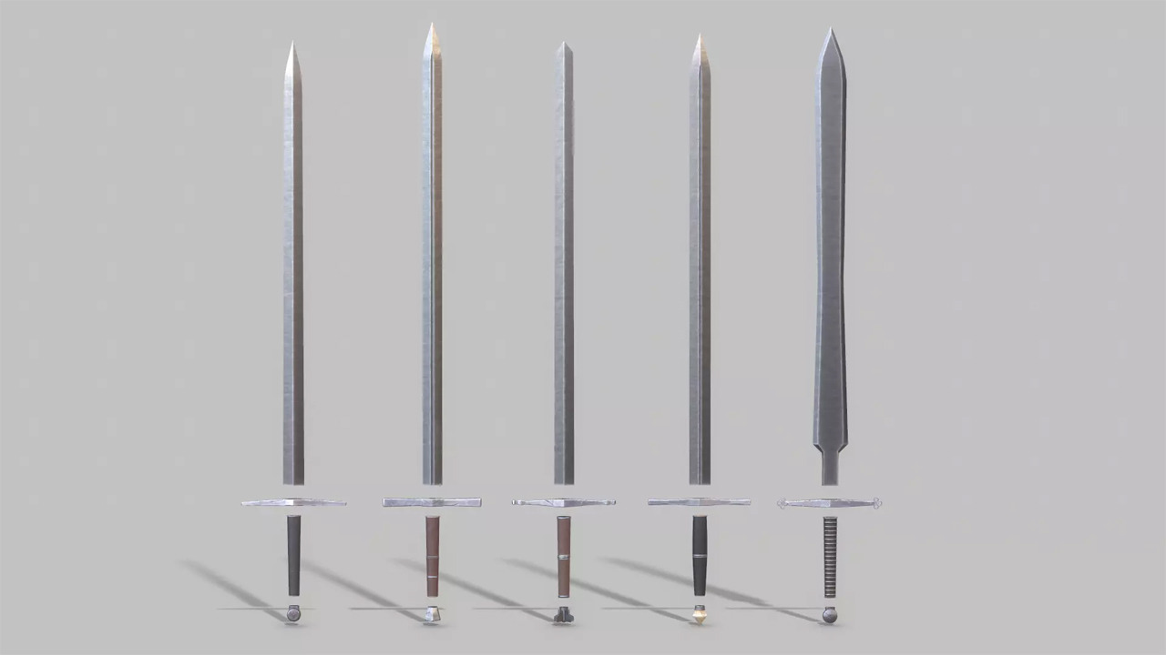 Unity プロジェクトに適切な剣モデルの選択 Sharp Coder Blog