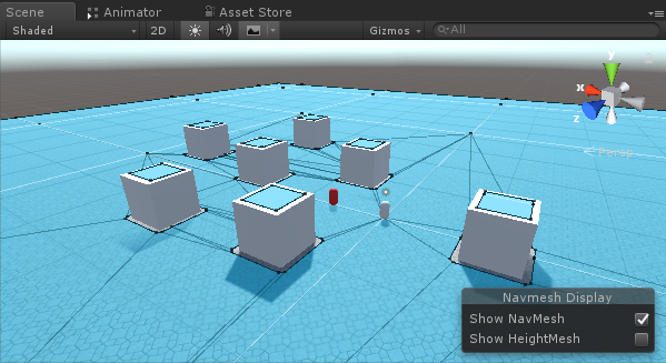 Unity 3D NavMesh ベイク