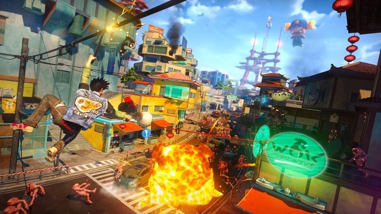 サンセット オーバードライブ ゲームプレイのスクリーンショット