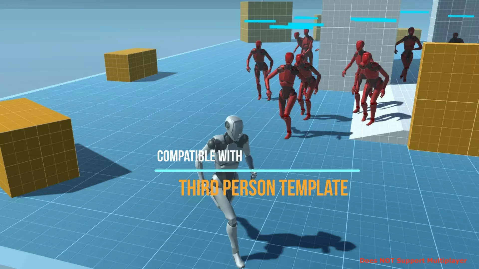 Unity 用 Zombie AI: 三人称視点と互換性あり
