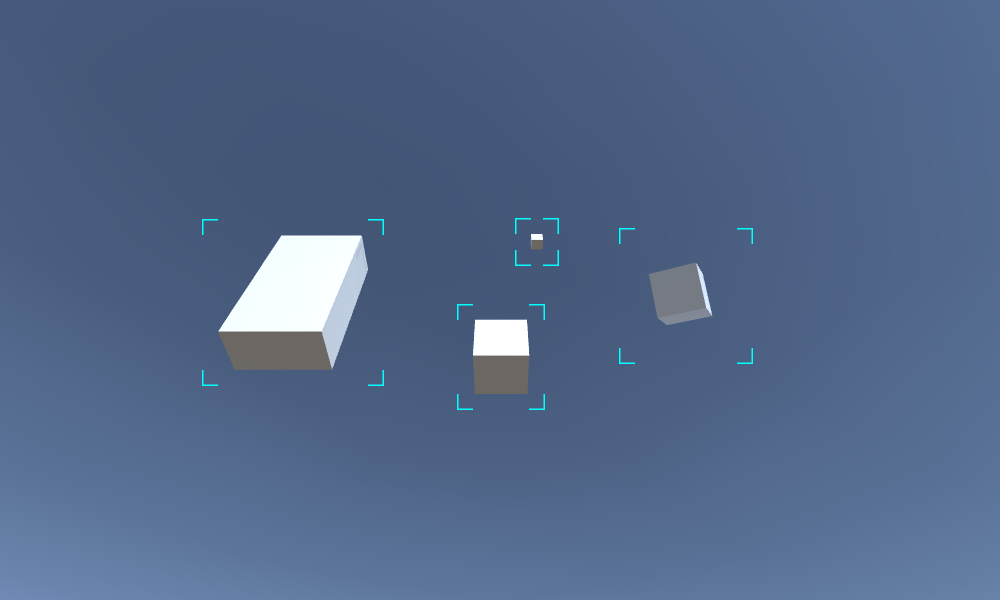 OnGUI() を使用した Unity ターゲット インジケーター。